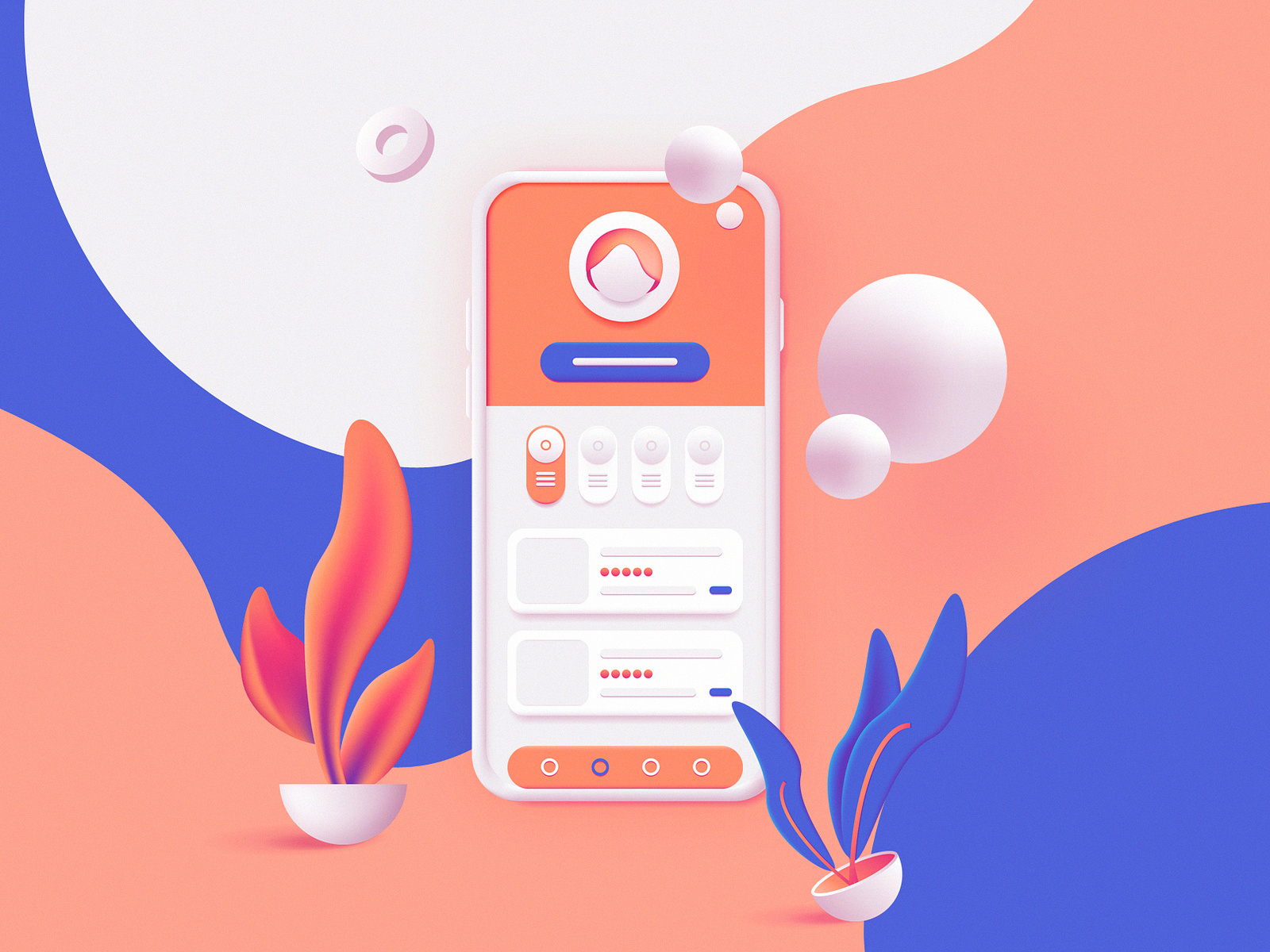 3D Toolkit – UI Elements Scene Creator by Diana Hlevnjak on Dribbble