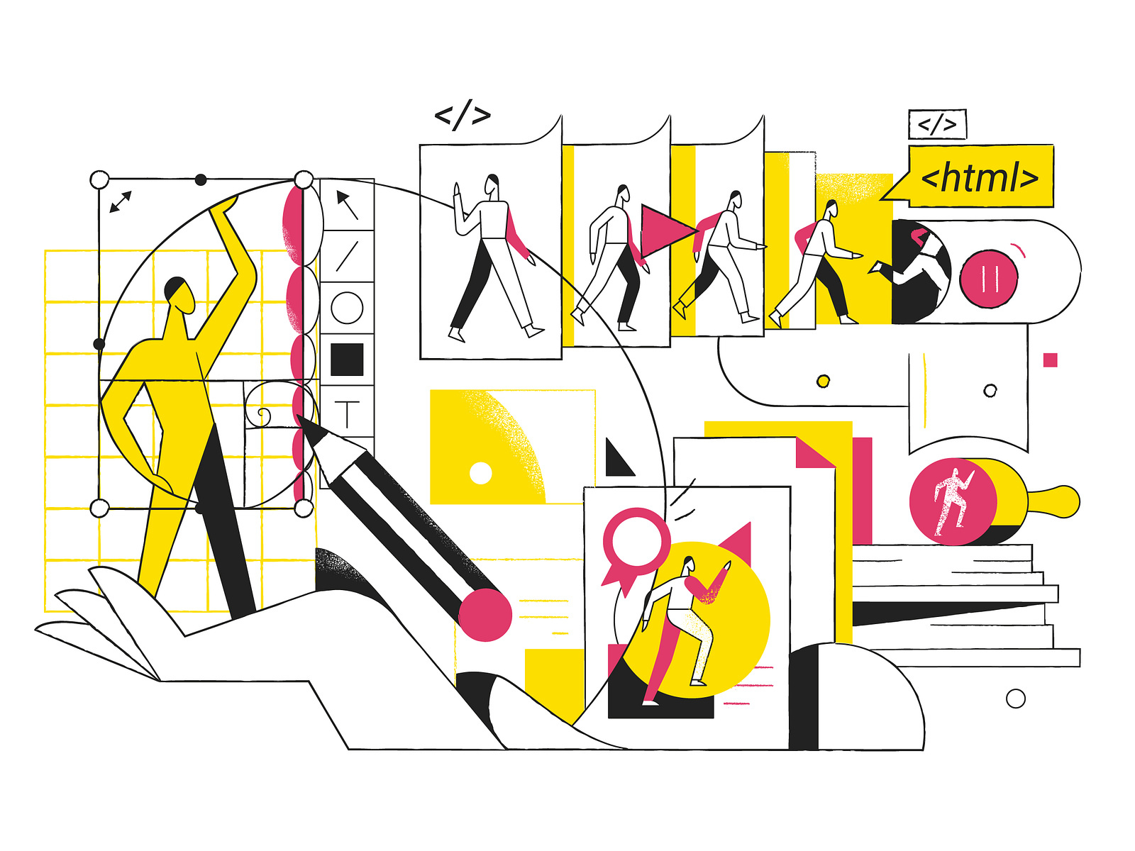 visual communication by Anna Yashina on Dribbble
