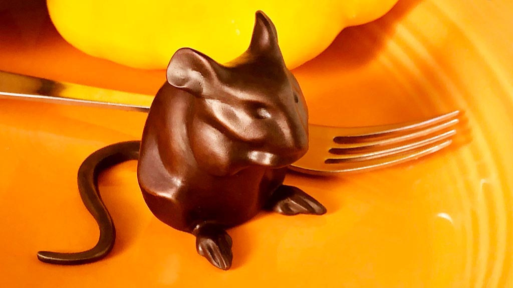 Zbrush to bronze mouse sculpture by Steve Worthington on Dribbble