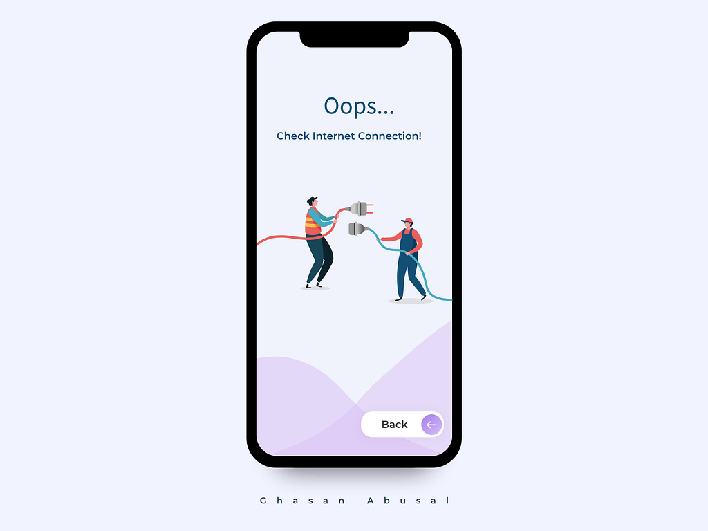 Empty-Status Screen by Ghasan abusal on Dribbble