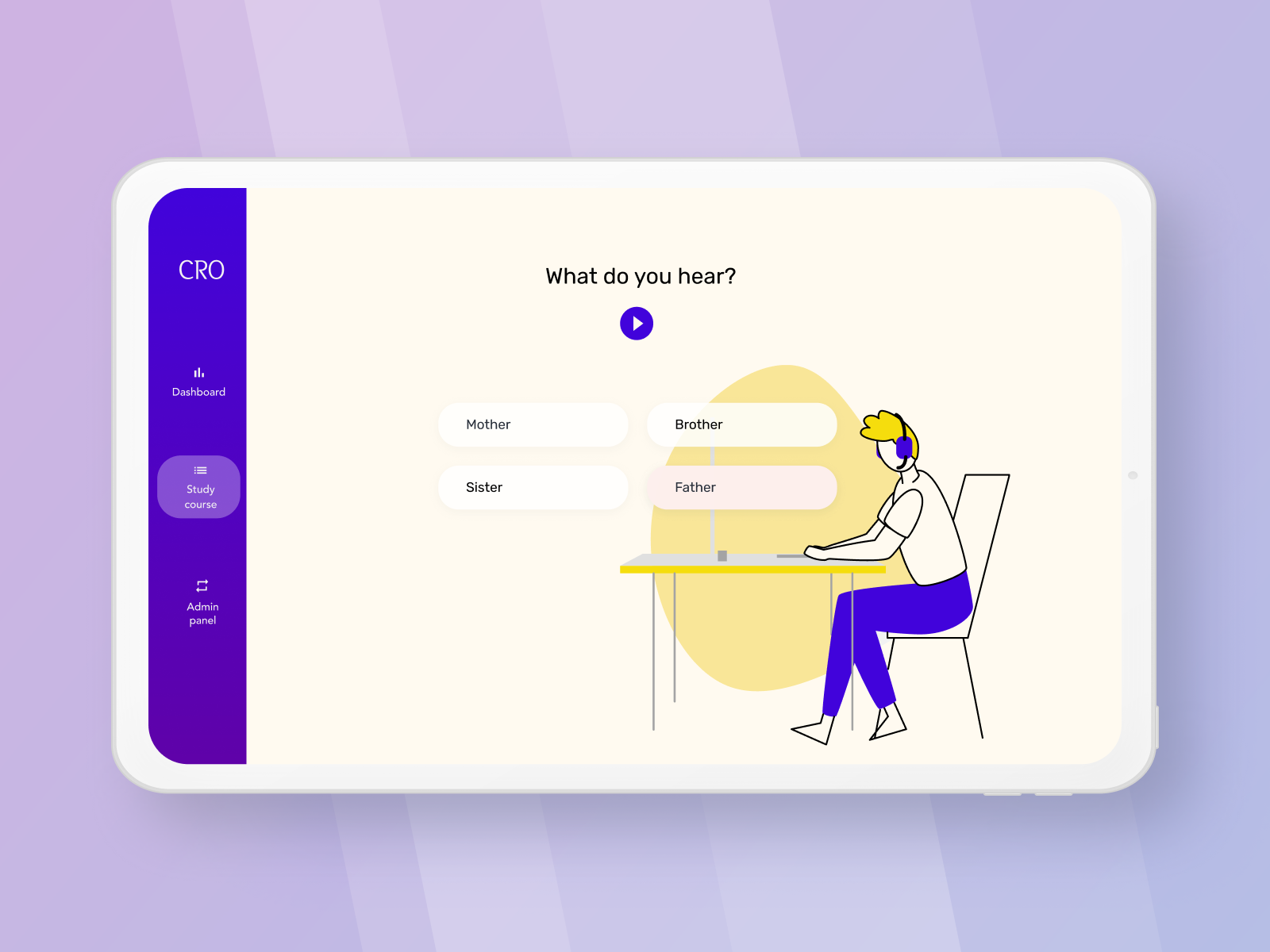 Learning English Desktop App by Maria Borysova on Dribbble