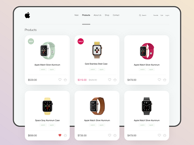 Apple - UI Layout Products Concept by Kushtrim Bujupaj on Dribbble