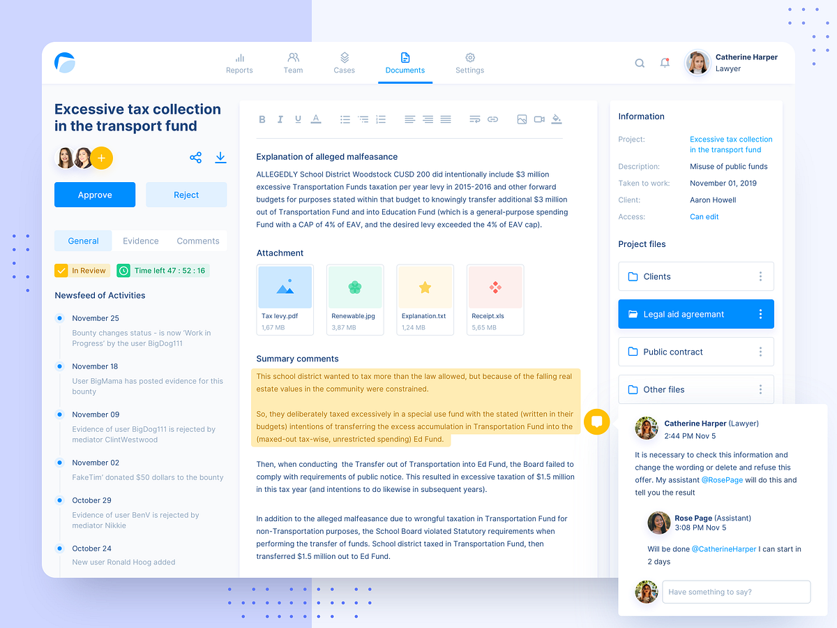 Legal Services Platform by UGEM on Dribbble