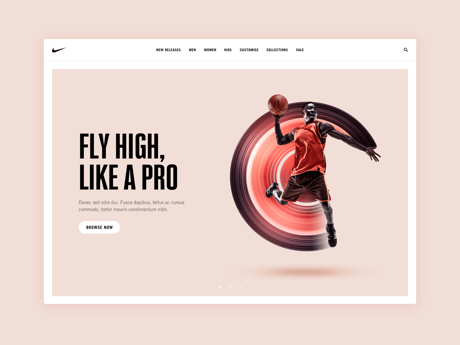 Nike hero image concept by Balázs Barta on Dribbble