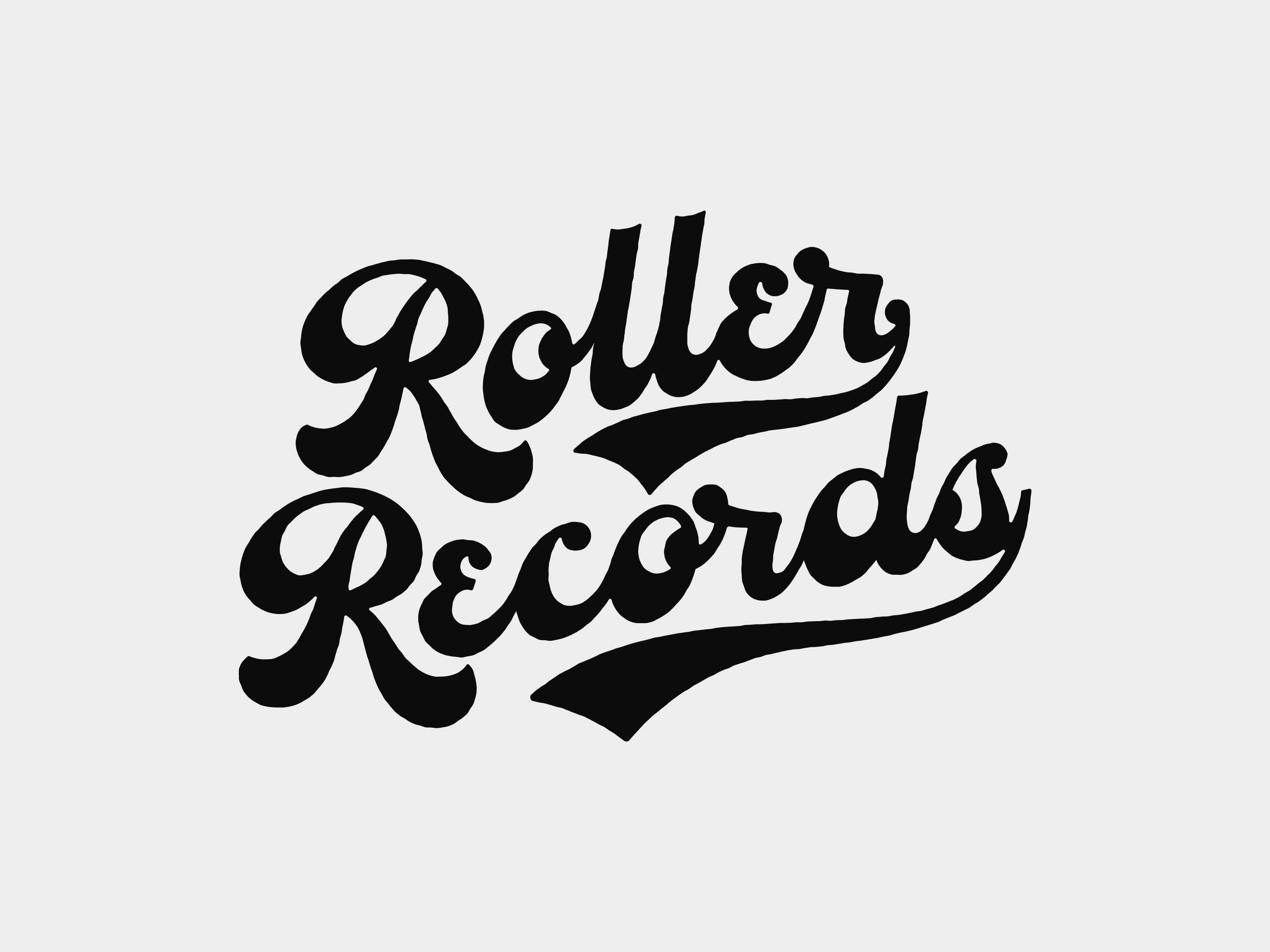 Roller Records by Alex Aperios on Dribbble