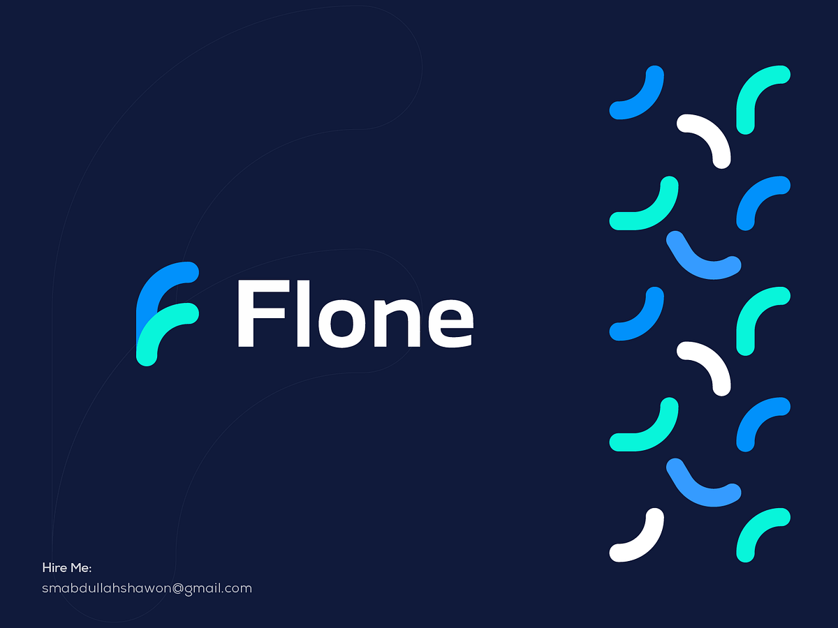 Flone Logo Design by Shawon ⚡ Logo Designer for thefalcon on Dribbble