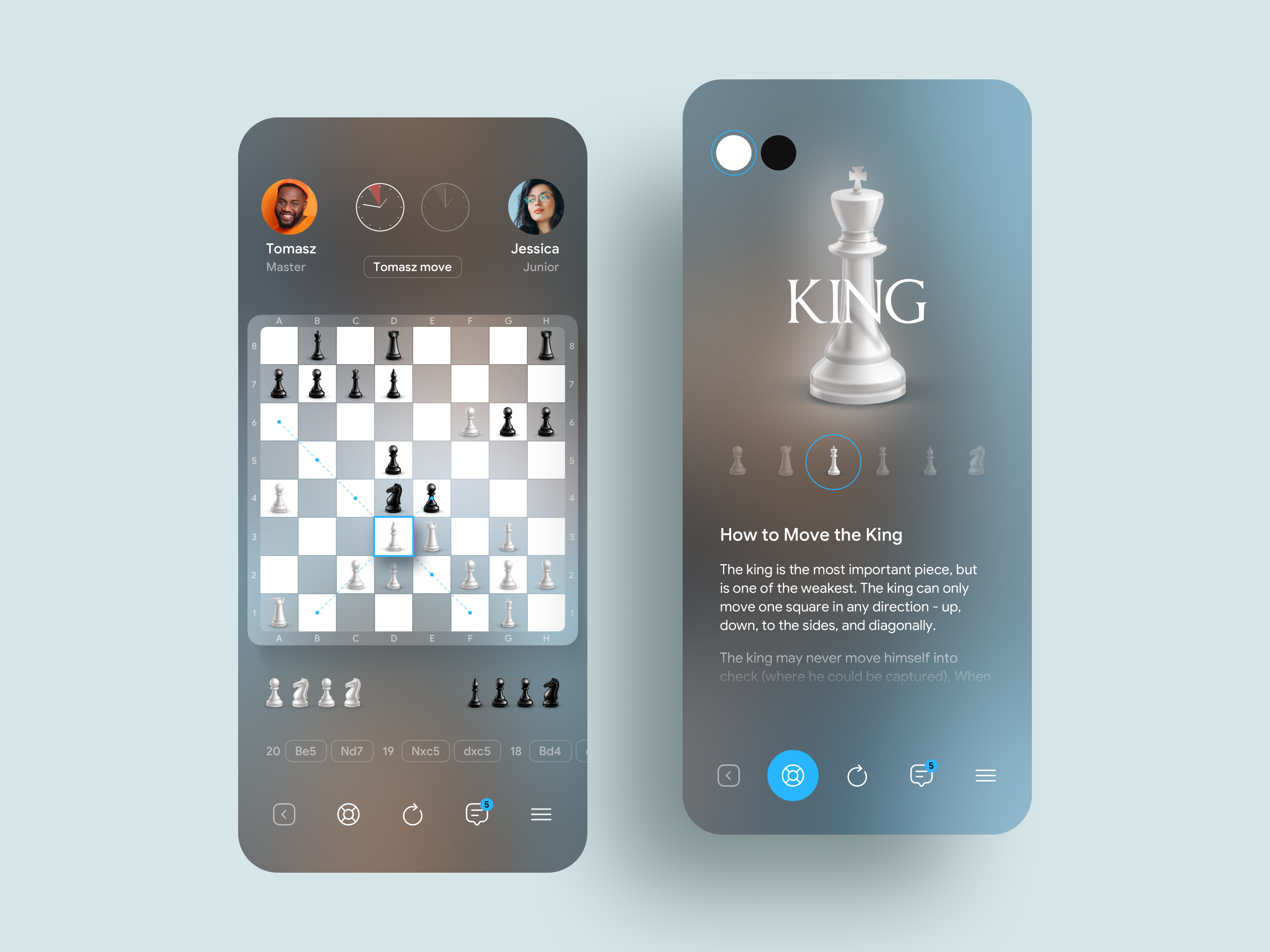 Chess Mobile Game by Bogdan Nikitin for Nixtio on Dribbble