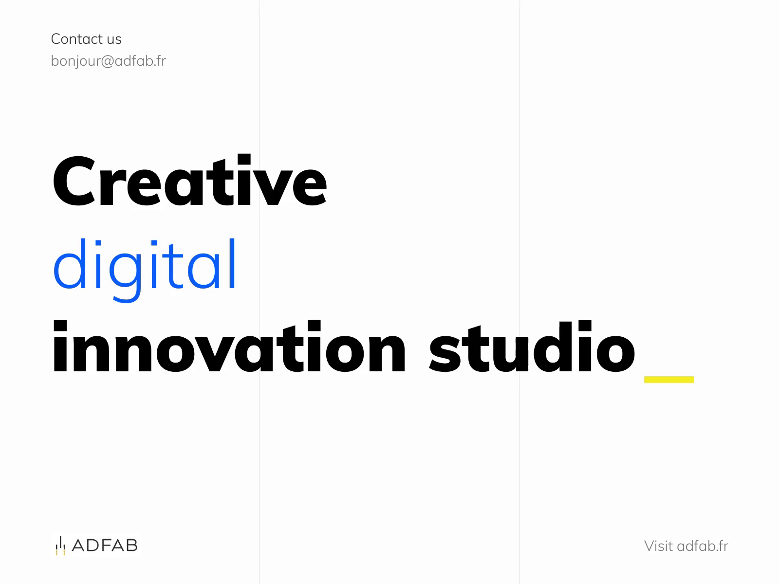 Adfab - Creative digital innovation studio by Gabriel Duret for Arneo ...