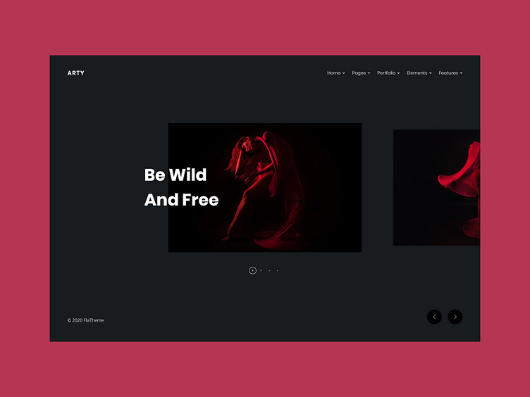 Portfolio Carousel by flatheme on Dribbble