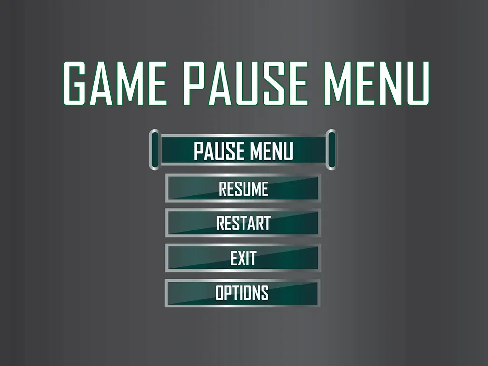 Pause Menu designs, themes, templates and downloadable graphic elements ...