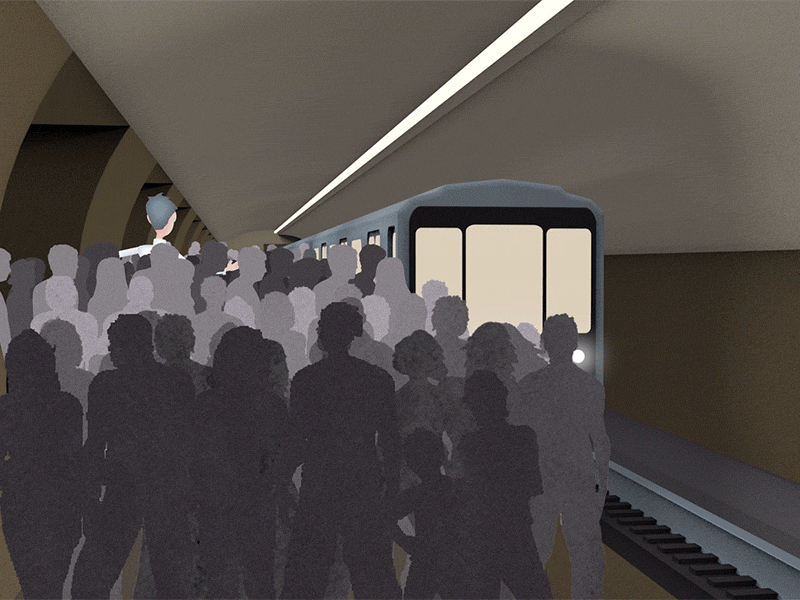 Сhapter-4 "Take the train" (GIF) by Alexander Samolyuk on Dribbble
