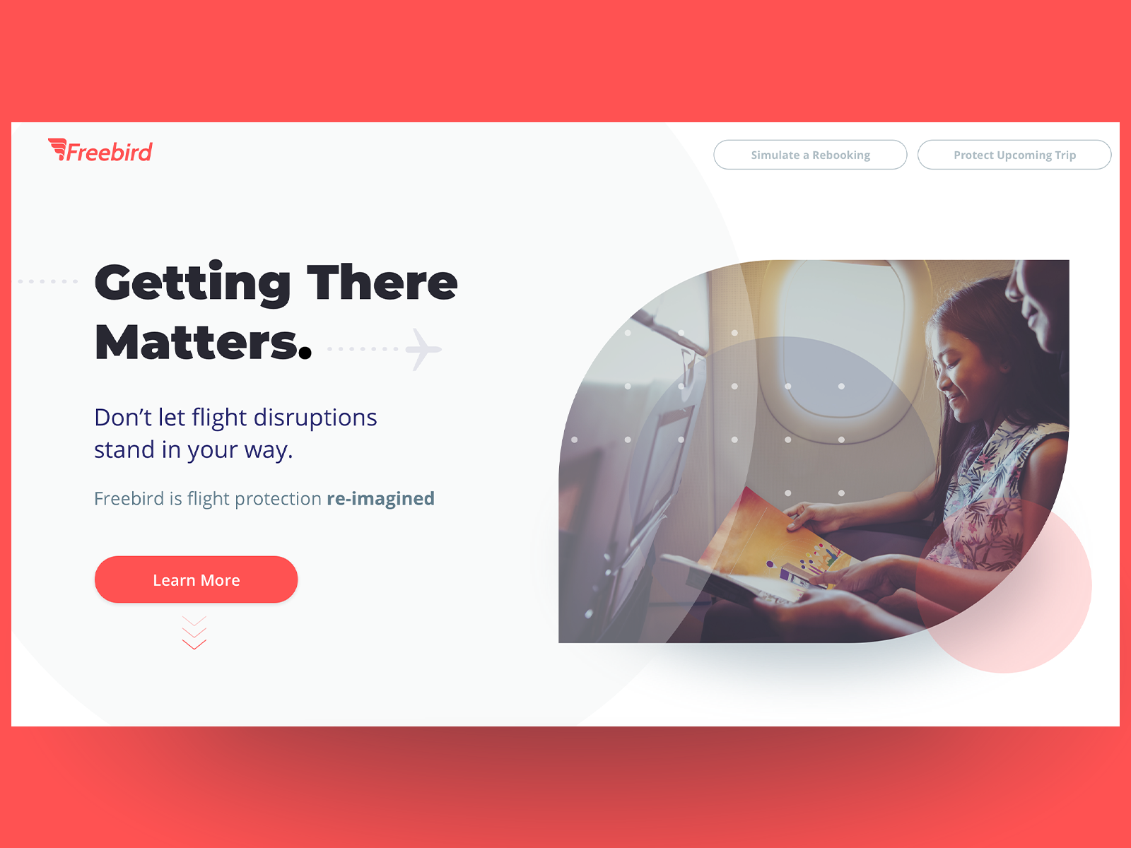 freebird hero by John Jannetty on Dribbble