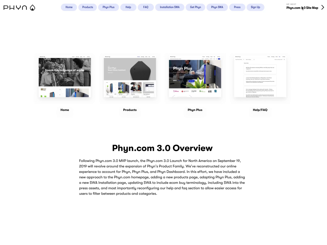 Phyn.com Prototype by Dirk Rowe on Dribbble