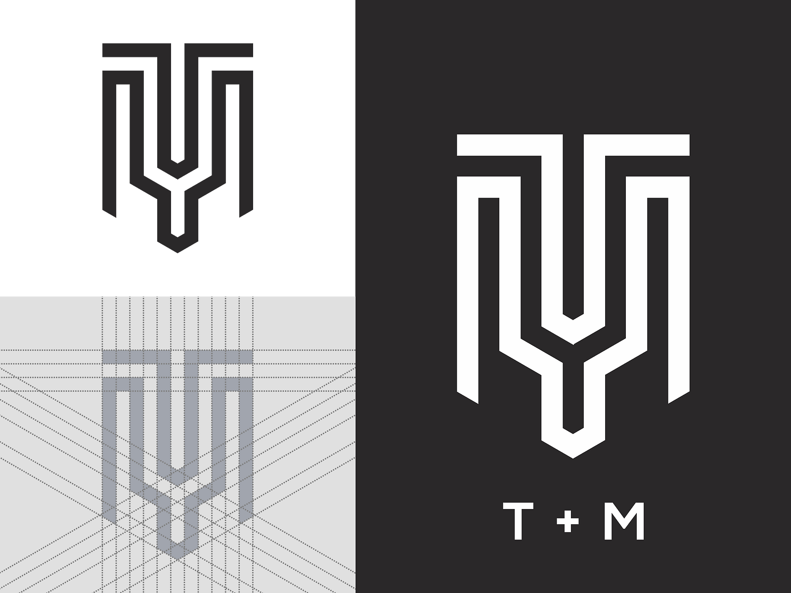 tm logo idea by warehouse_logo on Dribbble