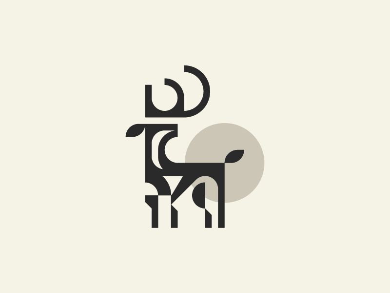 Stag by Nadia Castro on Dribbble