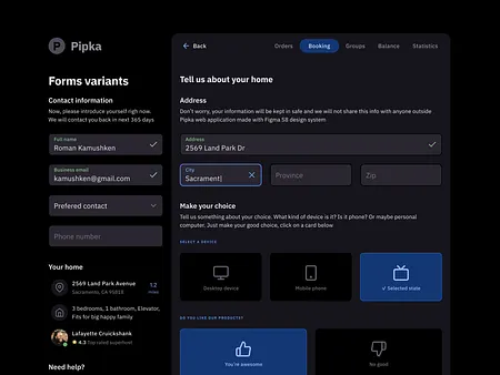 Browse thousands of Registration Form Design Templates In Figma images ...