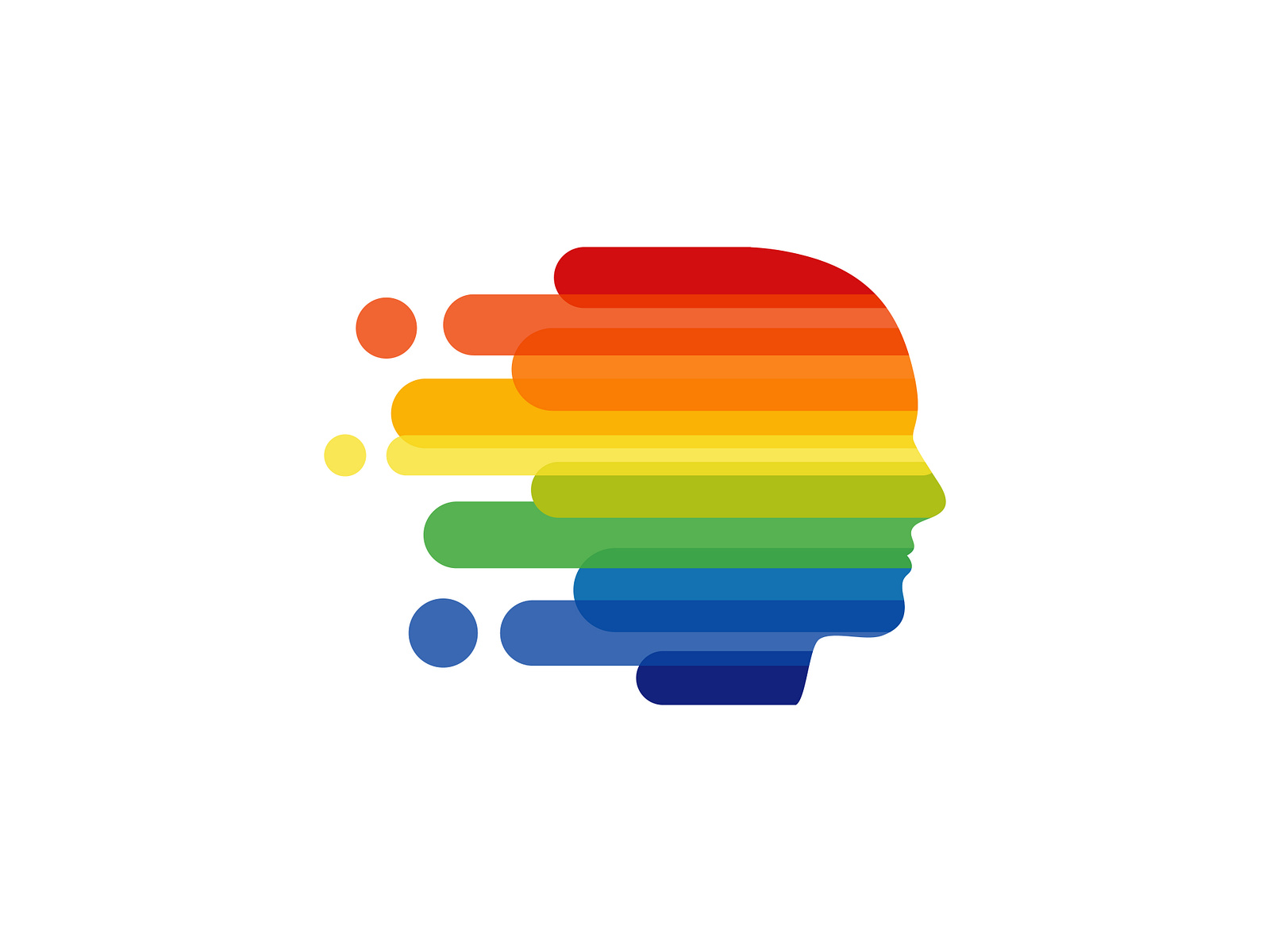 Head logo design template. full color head logo by Tosca_project on ...