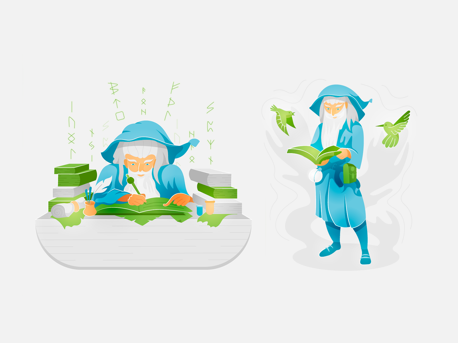 Wizard by Xiu Kab on Dribbble