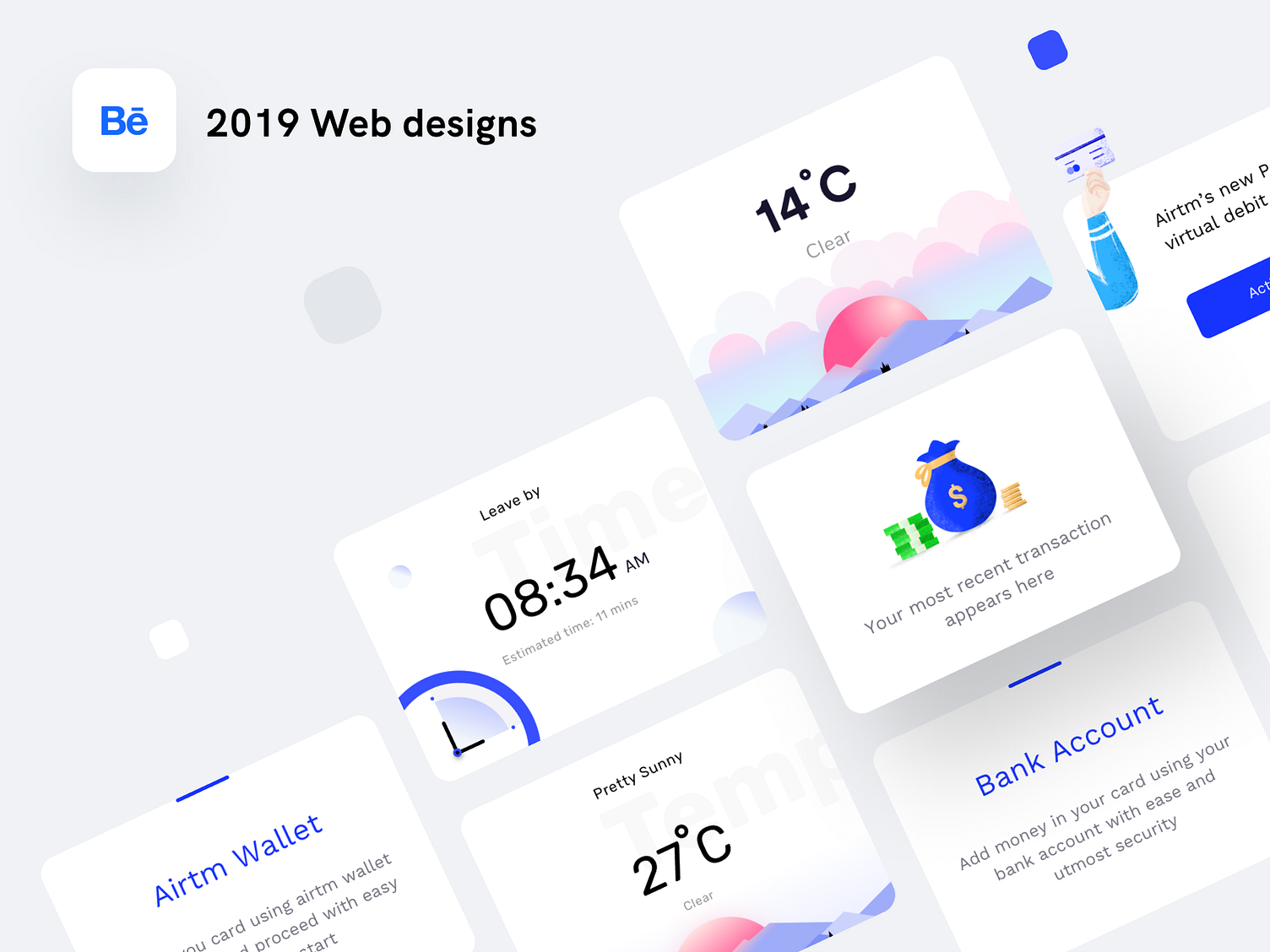 2019 Web designs collection on Behance by Prakhar Neel Sharma on Dribbble