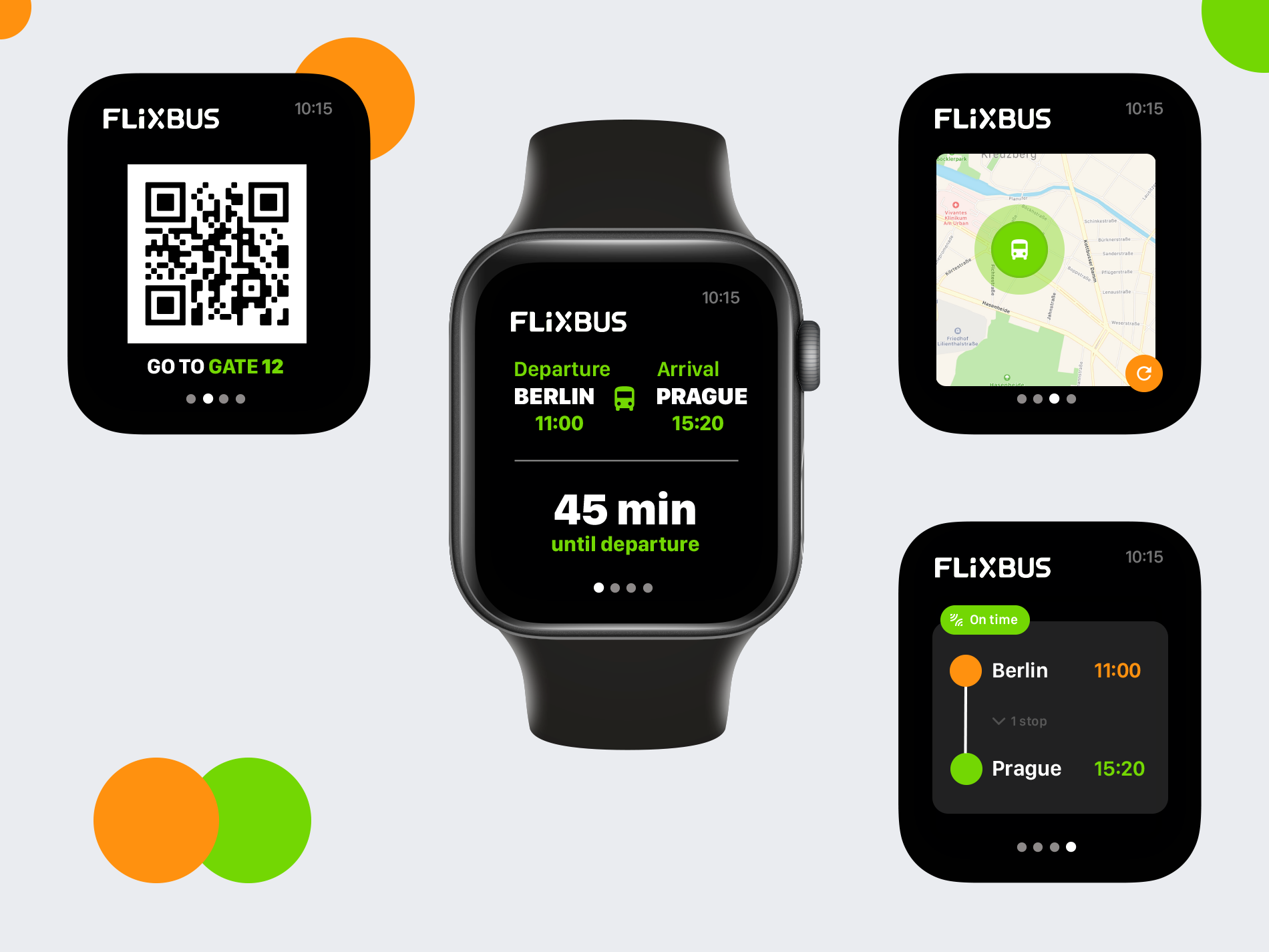 Flixbus watchOS App Concept by Tayfun on Dribbble