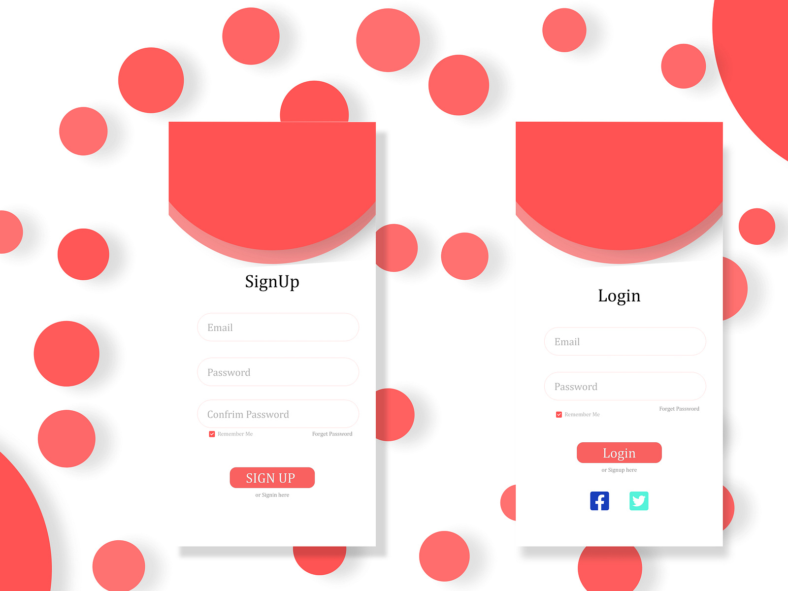 App Ui Login Screen by ALI HAMZA on Dribbble