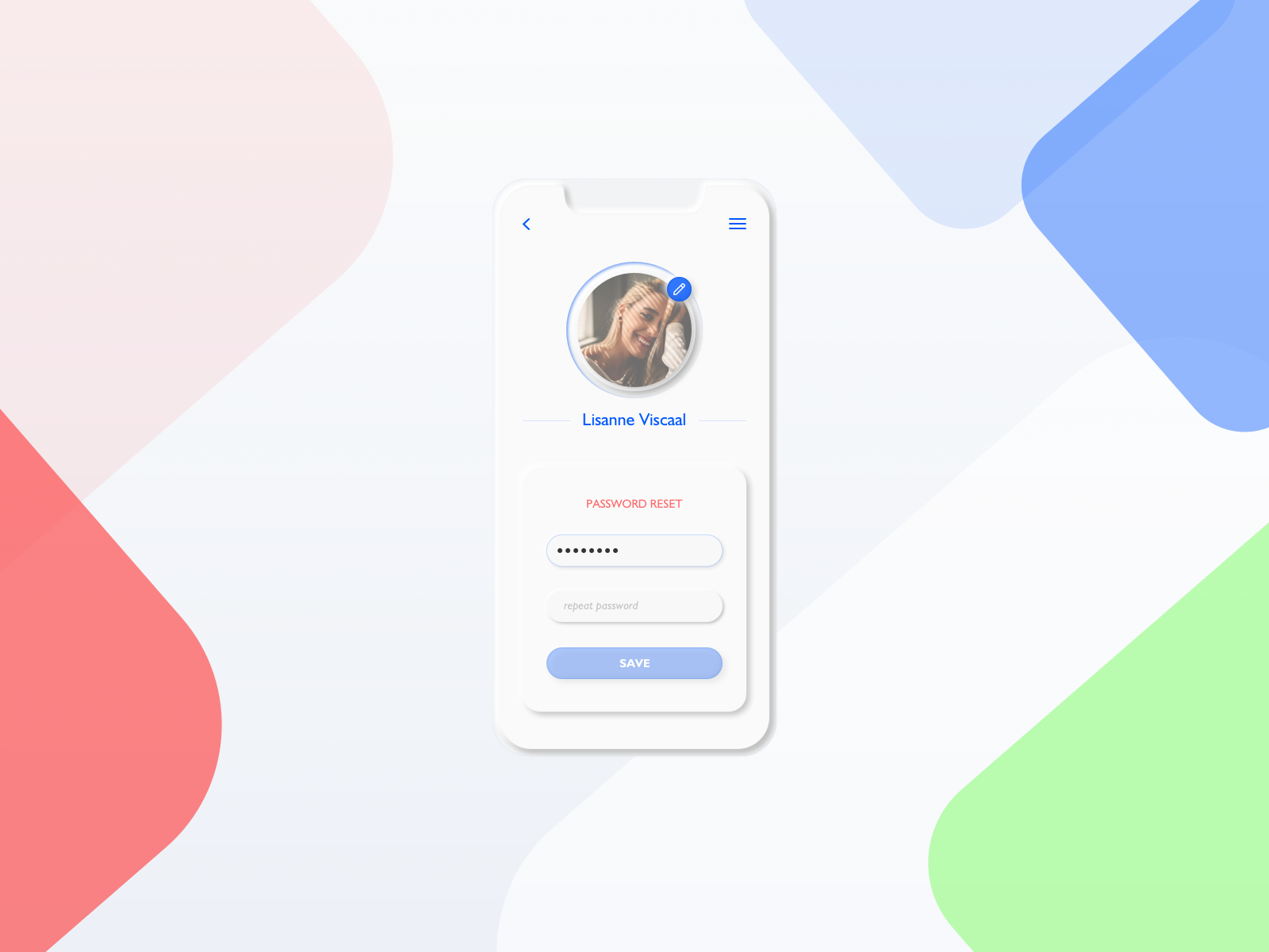 Reset Password UI - Light version by Alberto Paroni on Dribbble