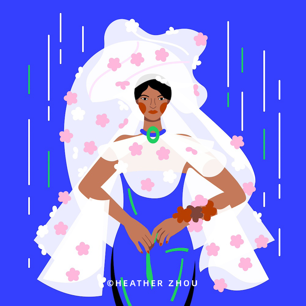 Portrait - Blue Rainy Day by Heather Zhou on Dribbble