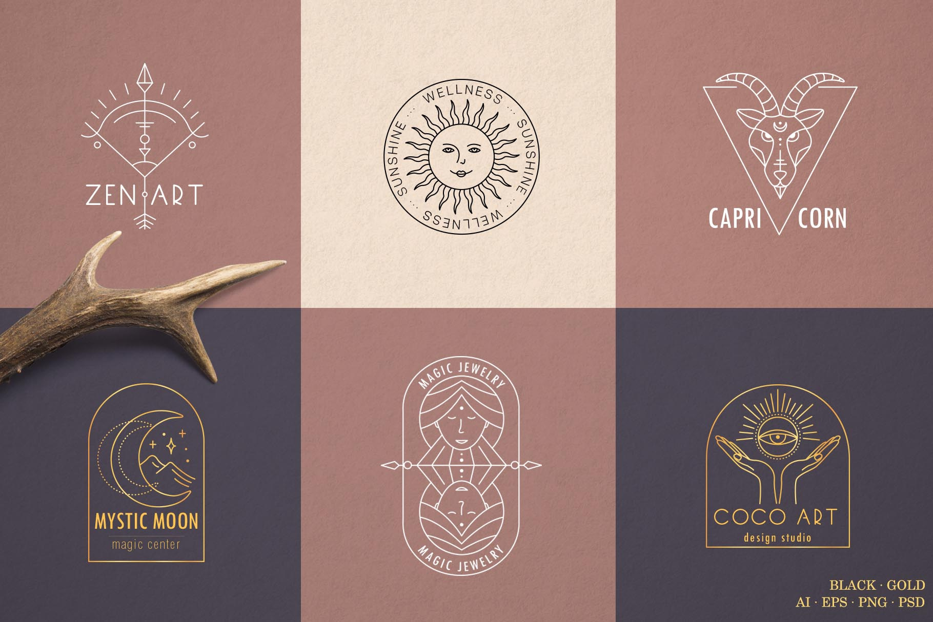 Magic logo by Yana Alisovna on Dribbble