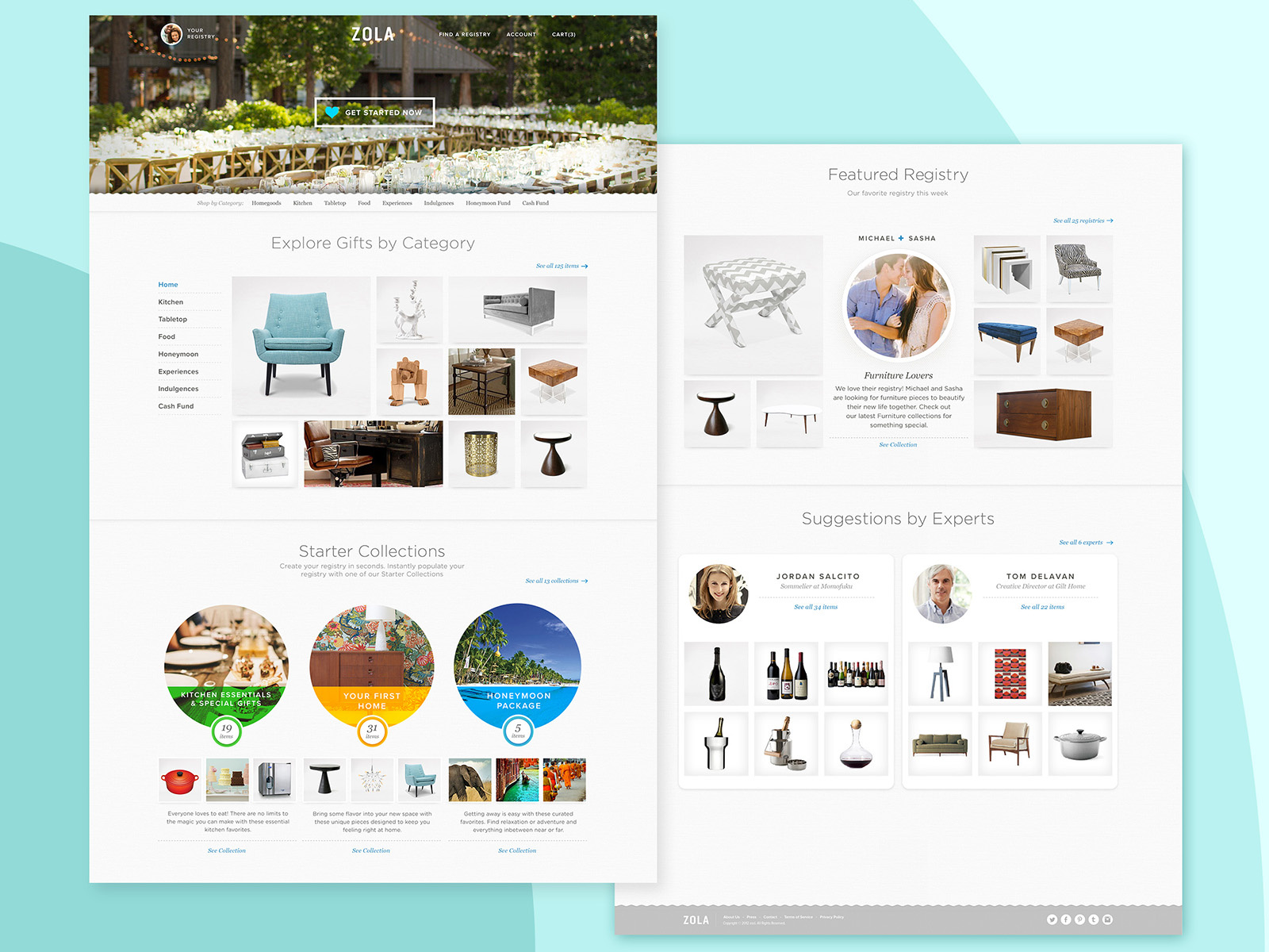 ZOLA by Curtis Nishimura on Dribbble