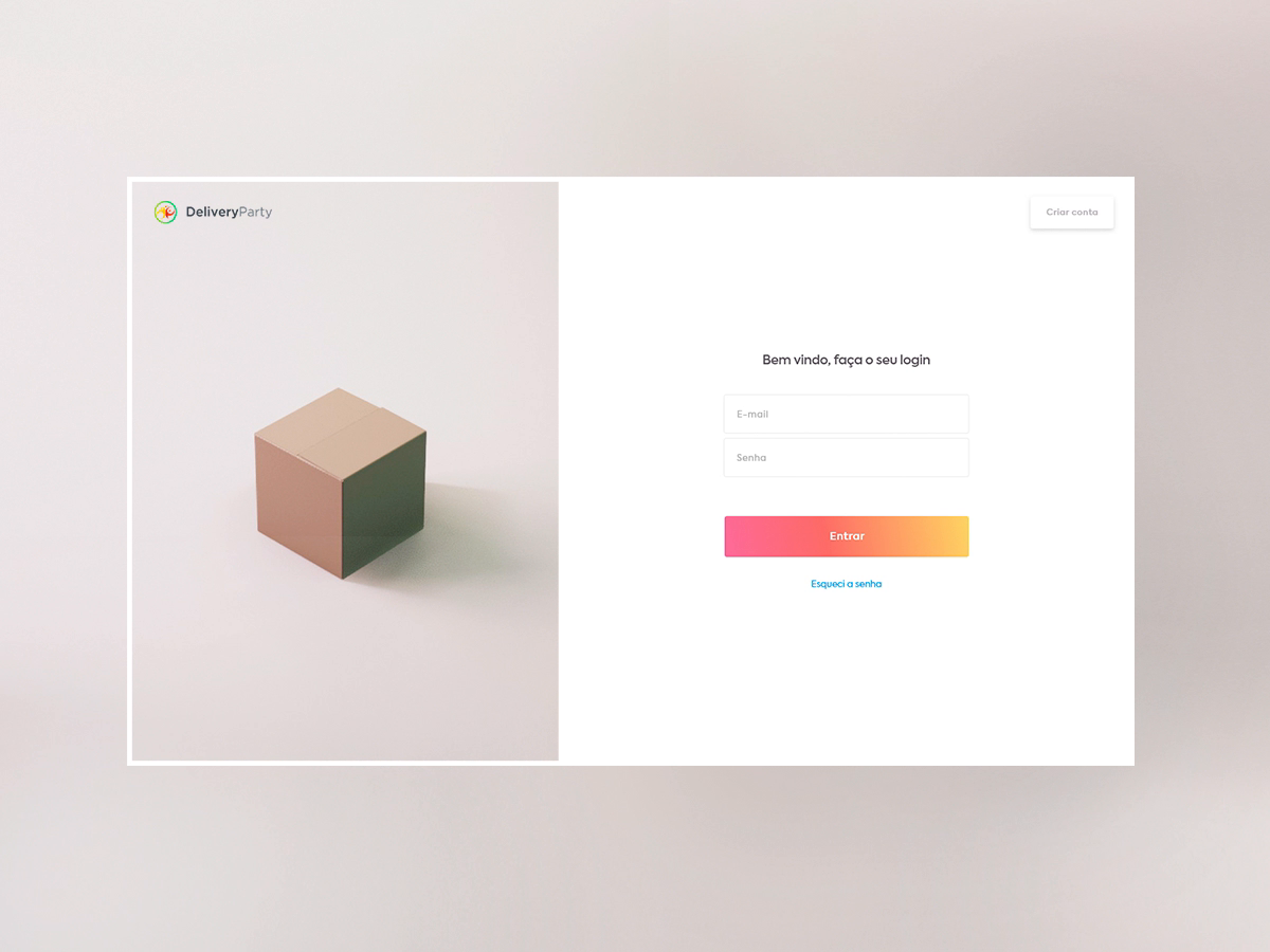 Login screen by Caique de lira on Dribbble