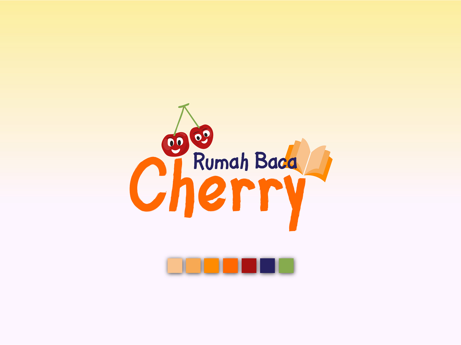 Rumah Baca Cherry - Logo by Desy Ova on Dribbble