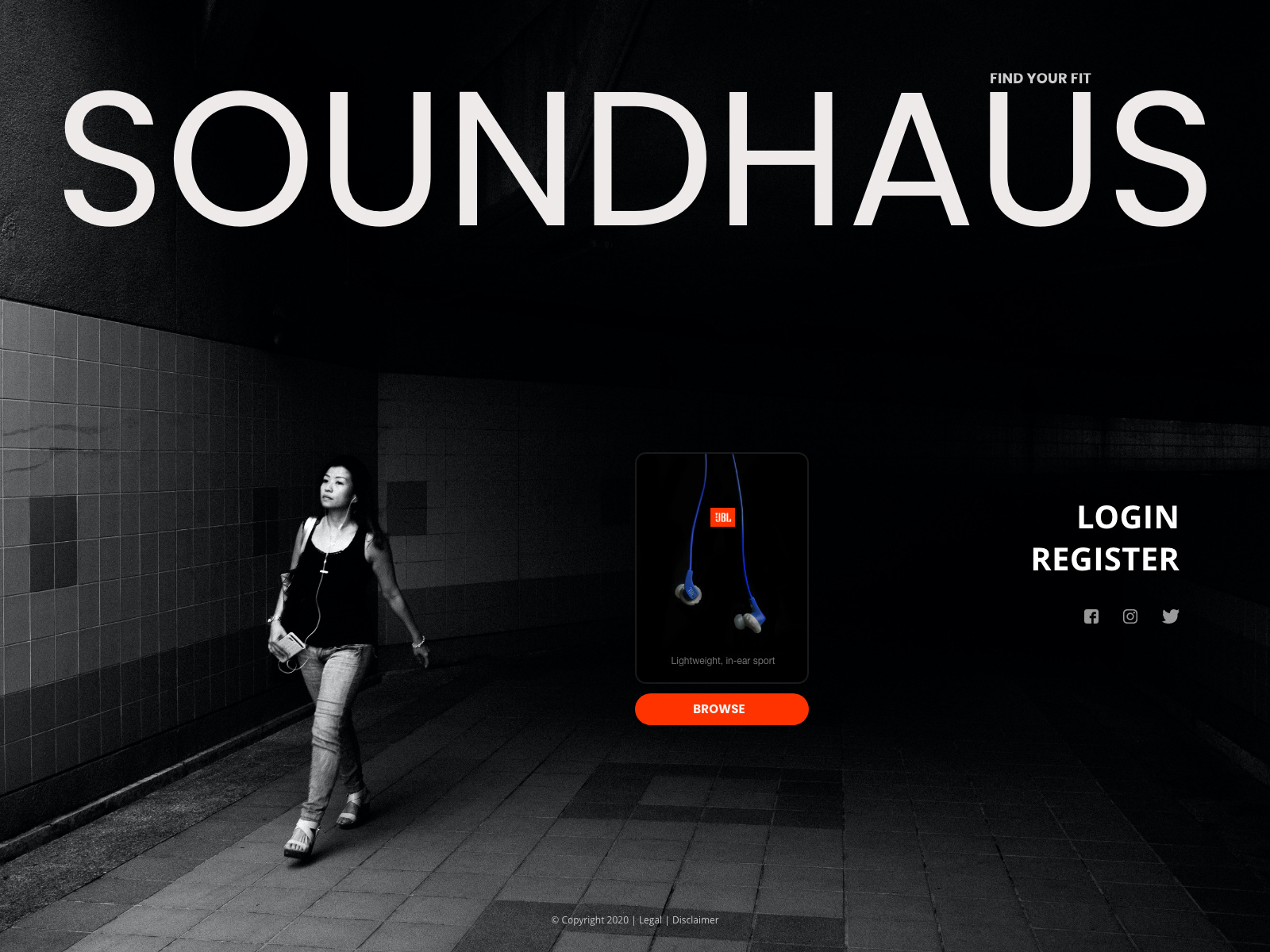 SoundHaus Landing by Cocopine SA on Dribbble
