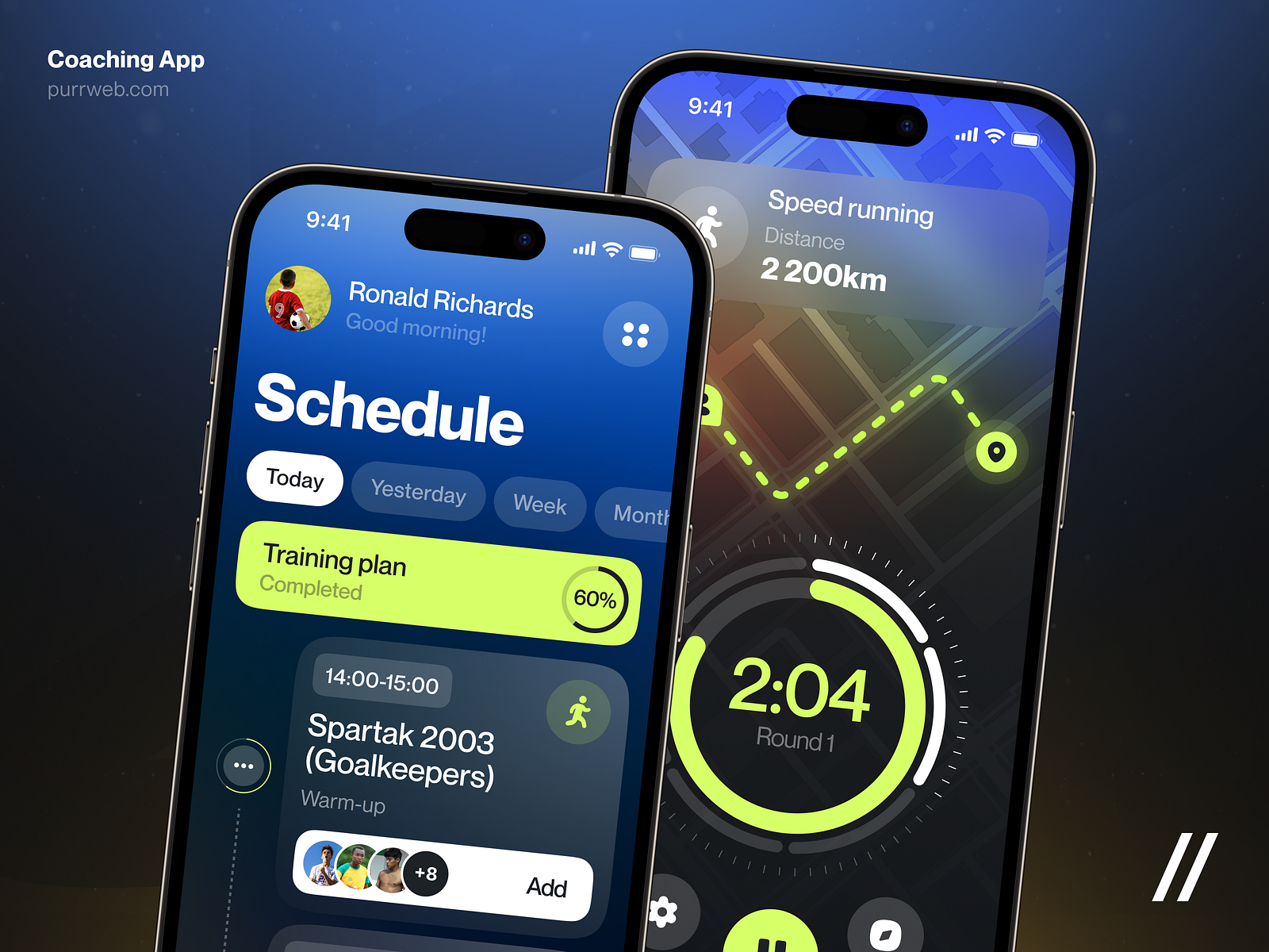 Coach Mobile iOS App by Purrweb UI/UX Agency on Dribbble