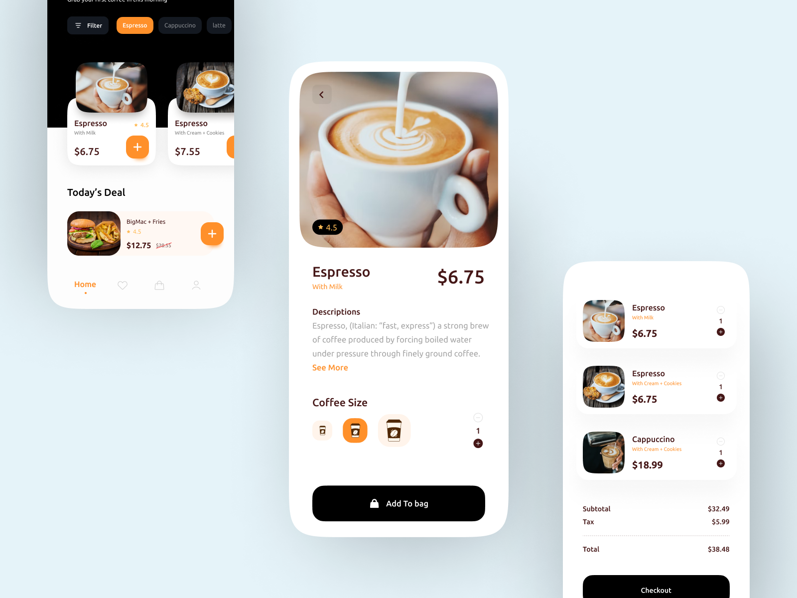 Coffee Shop App Concept by Codzgarage Infotech Pvt Ltd on Dribbble