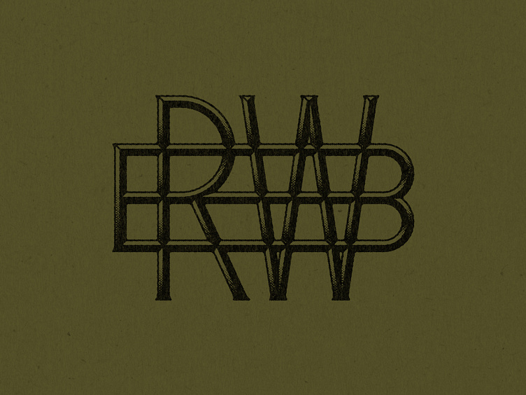 RBW Monogram by Bob Ewing on Dribbble