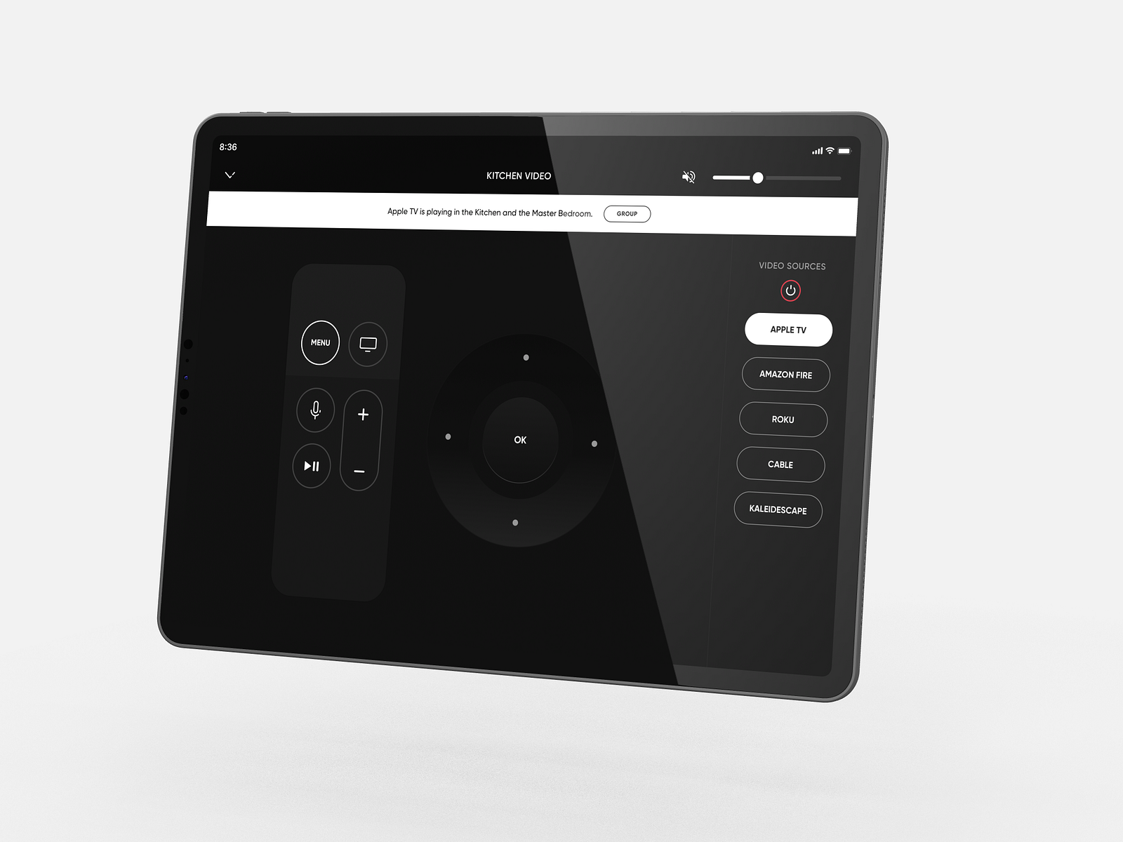 Crestron GUI by Marc Caldwell | Dribbble