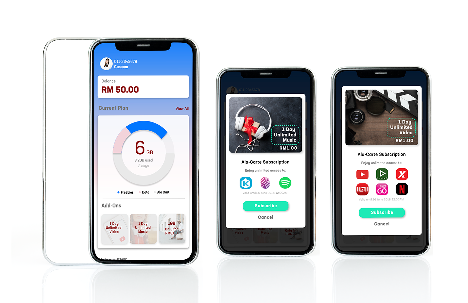 Telco App - Cascom by Casy Chong on Dribbble