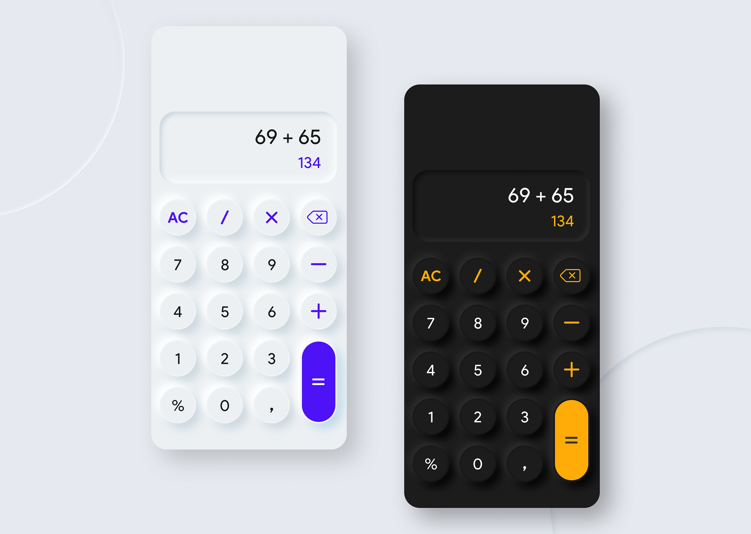 Daily UI #4 - Calculator by Alison Danis on Dribbble