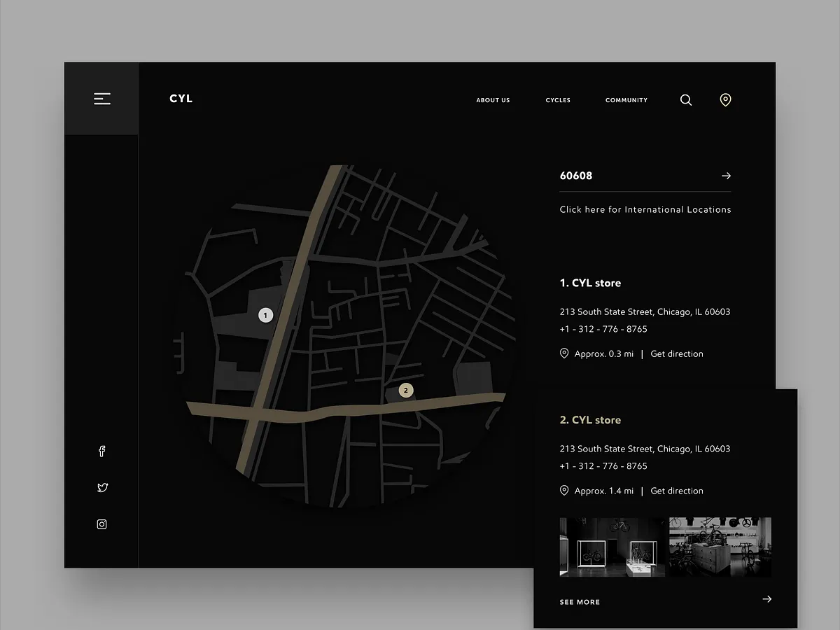 Location Page designs, themes, templates and downloadable graphic ...