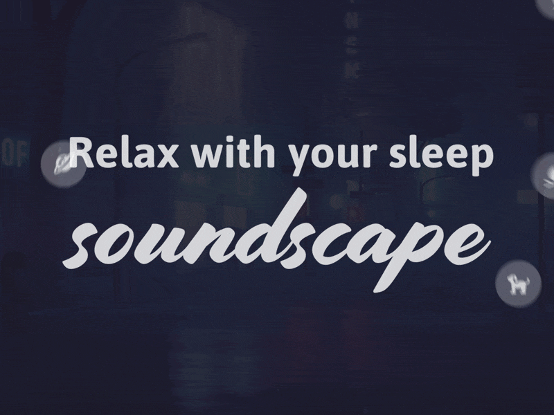 Sleep Animation Sounds Section by Priscilla Lanotte on Dribbble