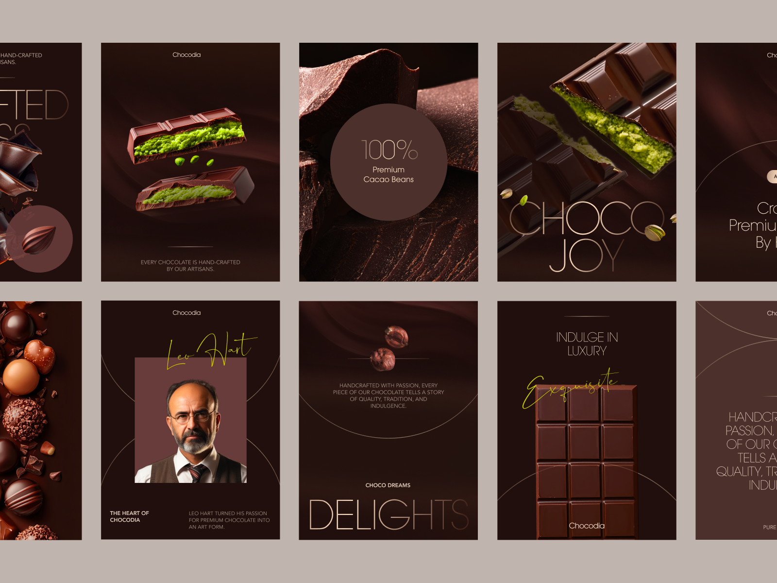 Choco Joy Branding by Halo Branding for HALO LAB on Dribbble