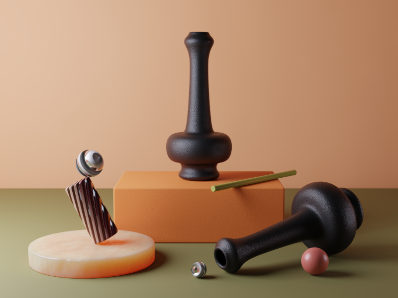 Modelling with curves by Abraham E. on Dribbble