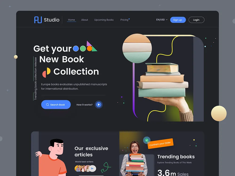 Browse thousands of Book Header images for design inspiration | Dribbble