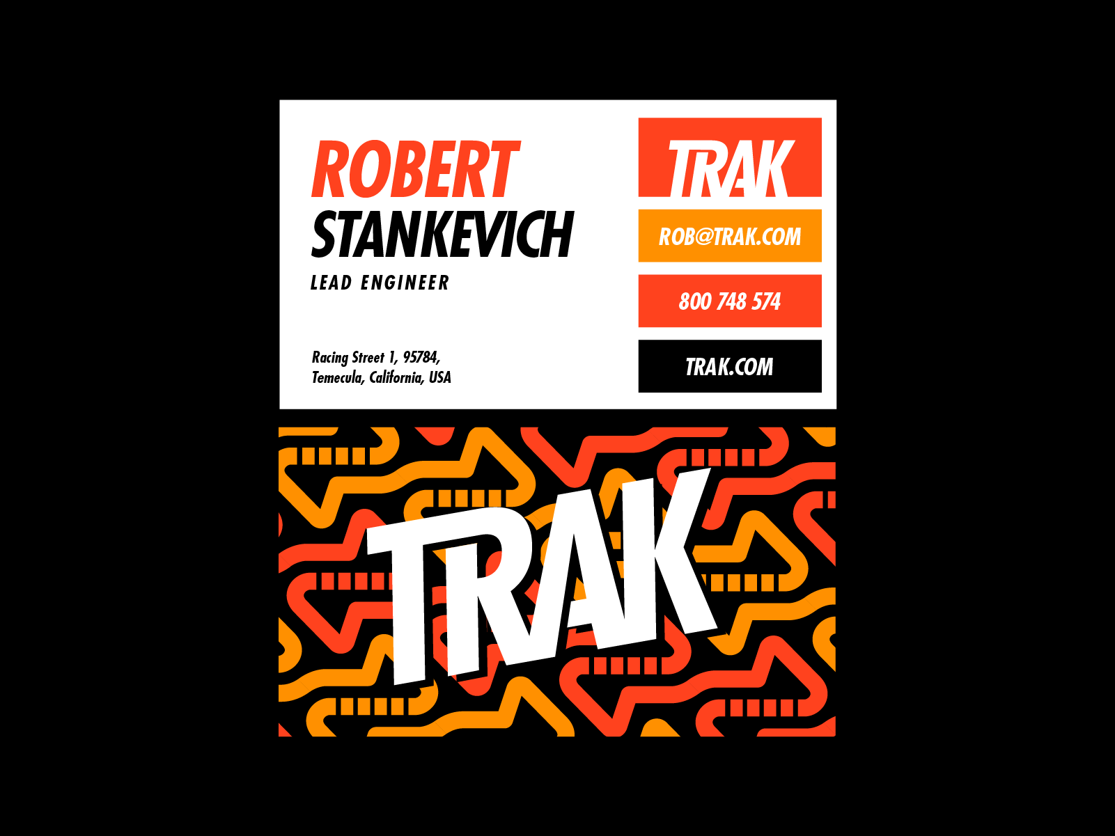 TRAK Brand Identity for Racing Circuit by Mihai Dolganiuc on Dribbble
