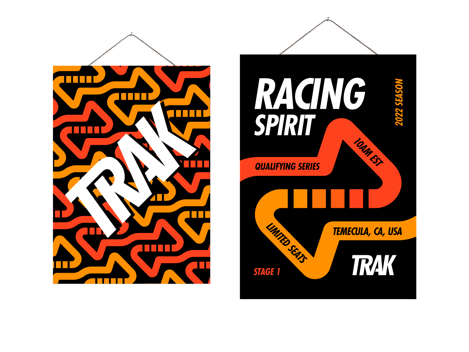 TRAK Brand Identity for Racing Circuit by Mihai Dolganiuc on Dribbble