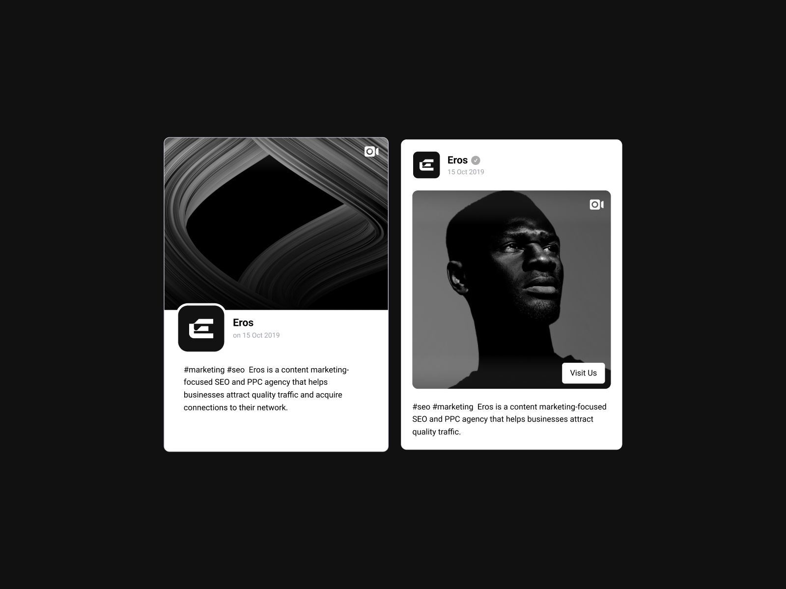 Eros Logo & Brand Identity Design by Sam Hox on Dribbble