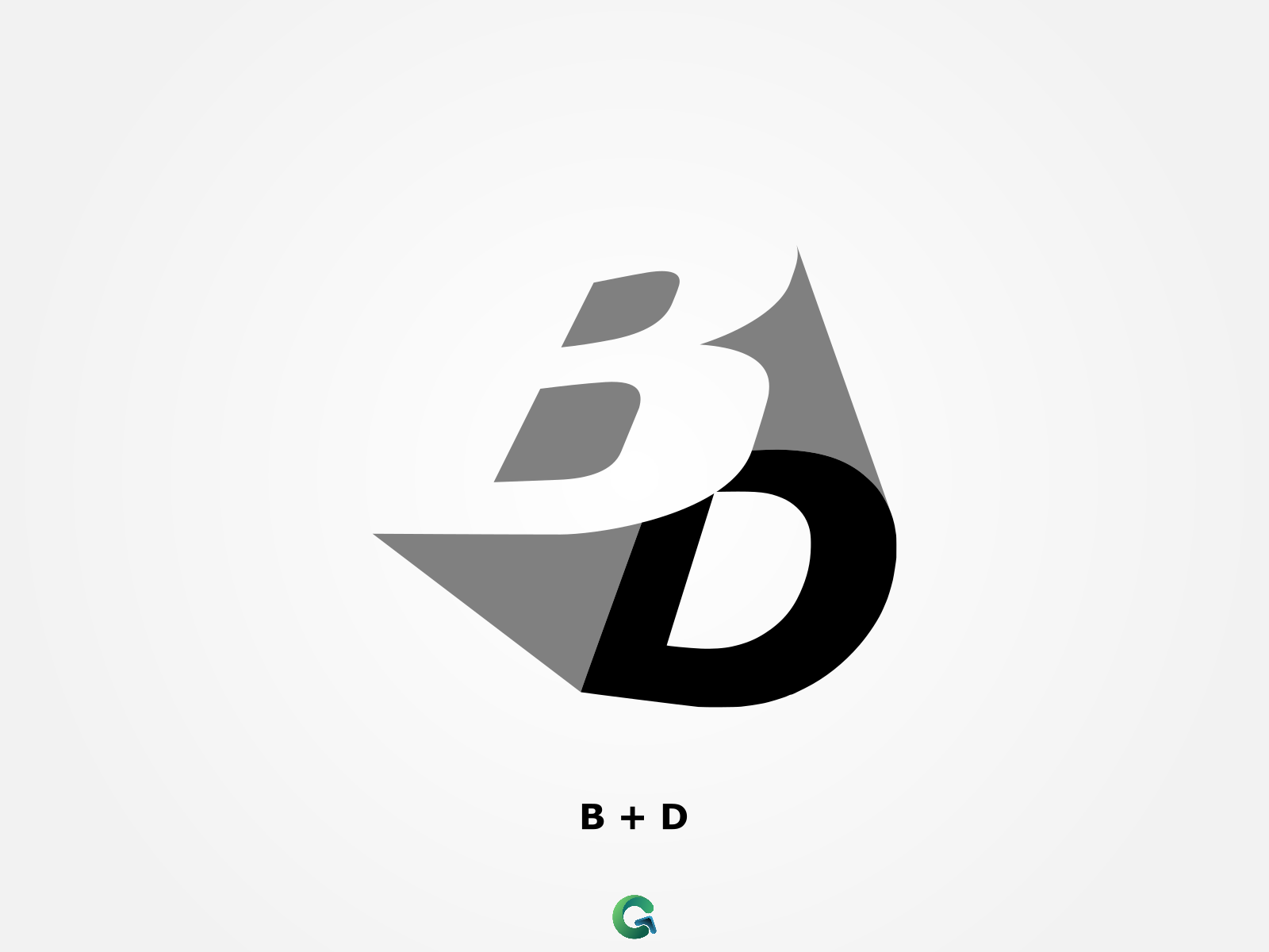 Logo Letter BD B+D B D by GIGX Studio on Dribbble