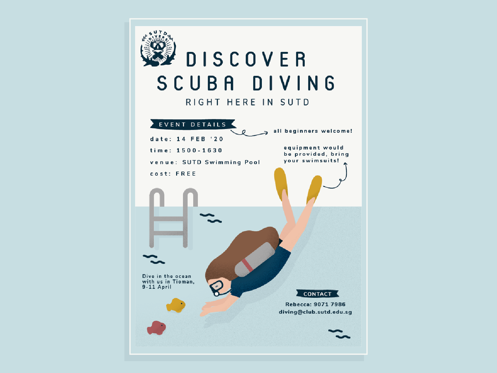 Scuba Diving Poster by Arissa on Dribbble