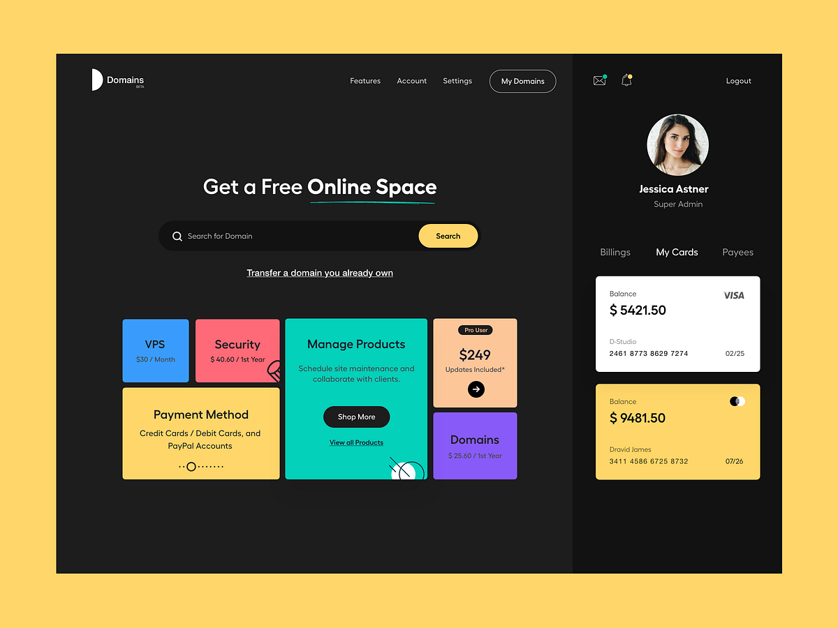 Web UI by Dstudio on Dribbble