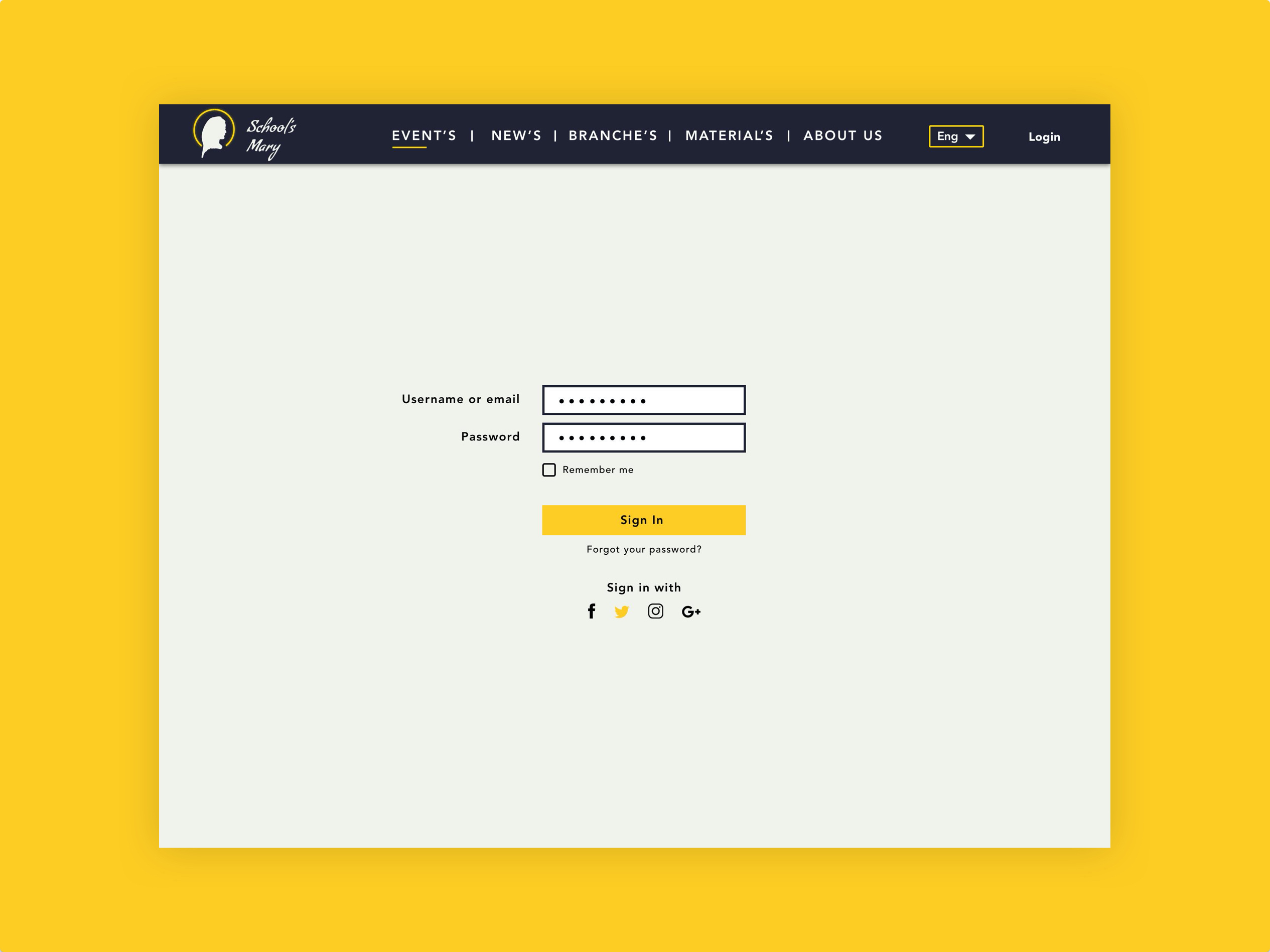 SM | Login by Igor on Dribbble